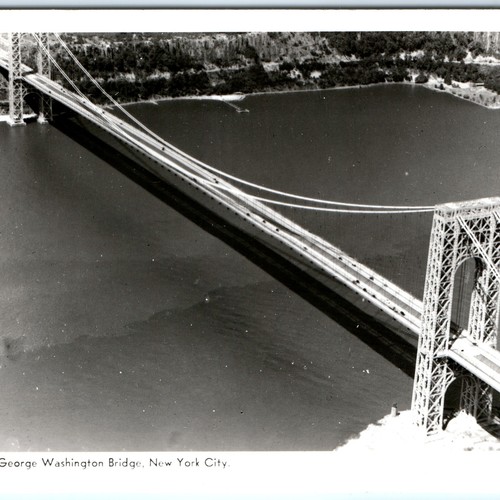 c1940s New York City, NY RPPC George Washington Bridge Real Photo ...