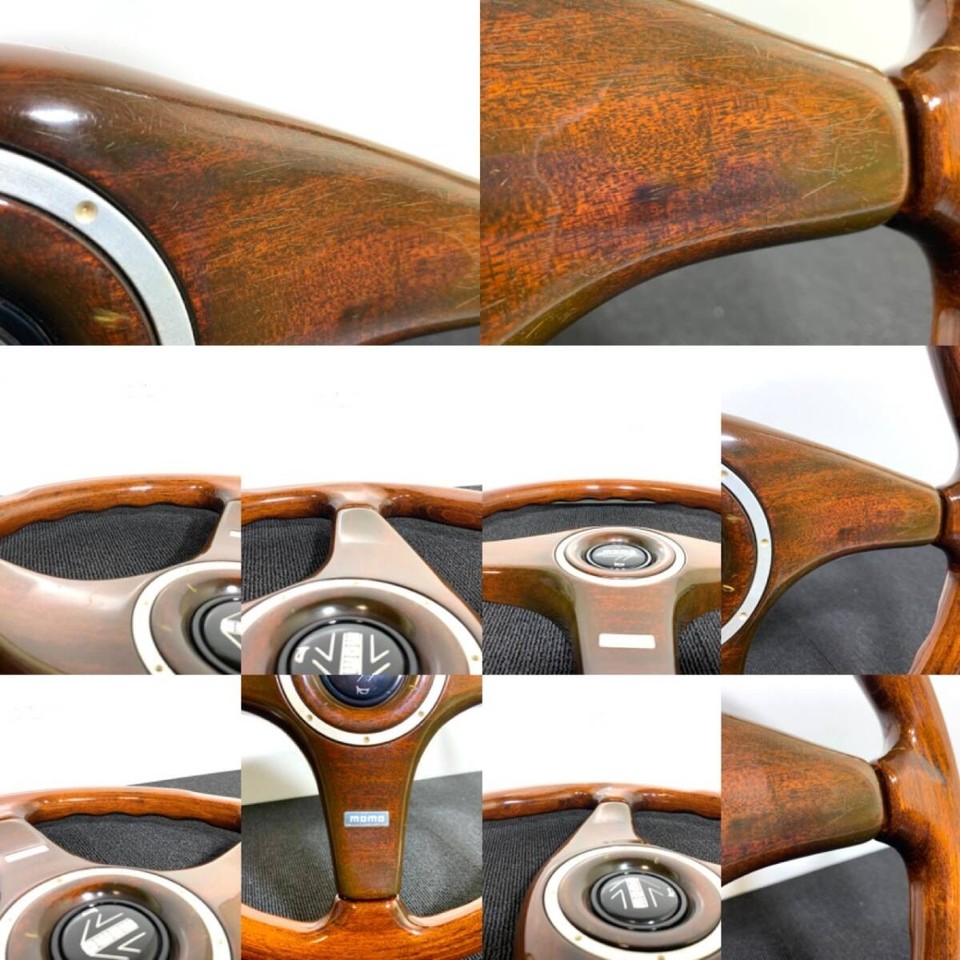 MOMO CLASSE wood steering wheel, 36mm, with horn button, made in 1994 ...
