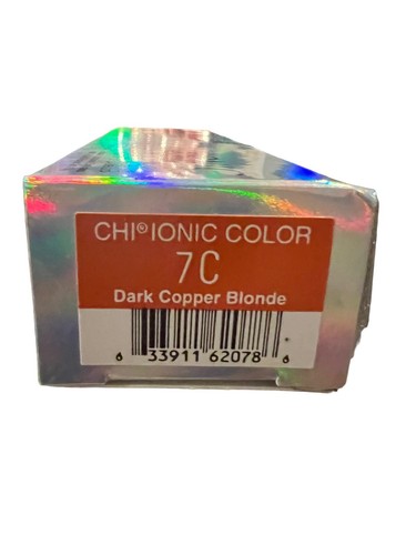 New Farouk CHI Ionic Permanent Shine Crème Hair Color 3 oz 7C Dark ...