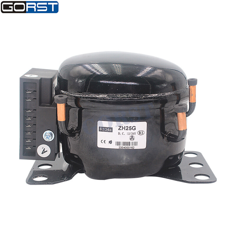 12V 24V DC Car Refrigeration Air Compressor Fridge Freezer Marine Solar ...