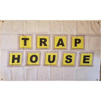 Trap House Waffle House 3x5 Feet Flag Banner College Dorm Frat | eBay