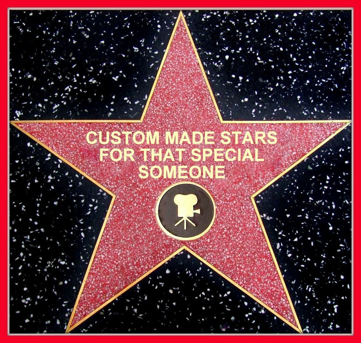 Customizable Walk Of Fame Star