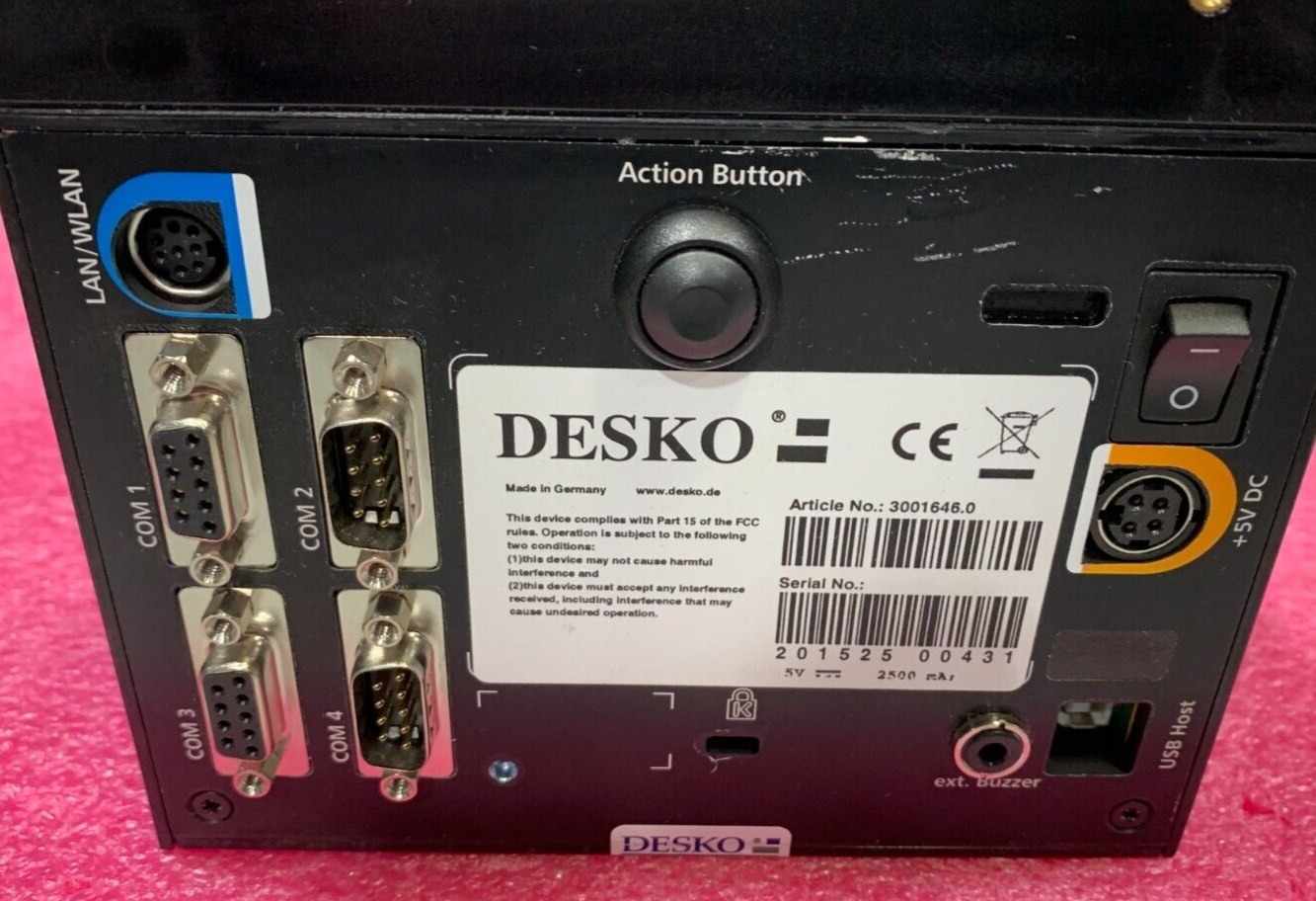 DESKO PENTA SCANNER FOR PASSPORT/ID/DOCUMENT SCANNING 3001646.0 - NO ...