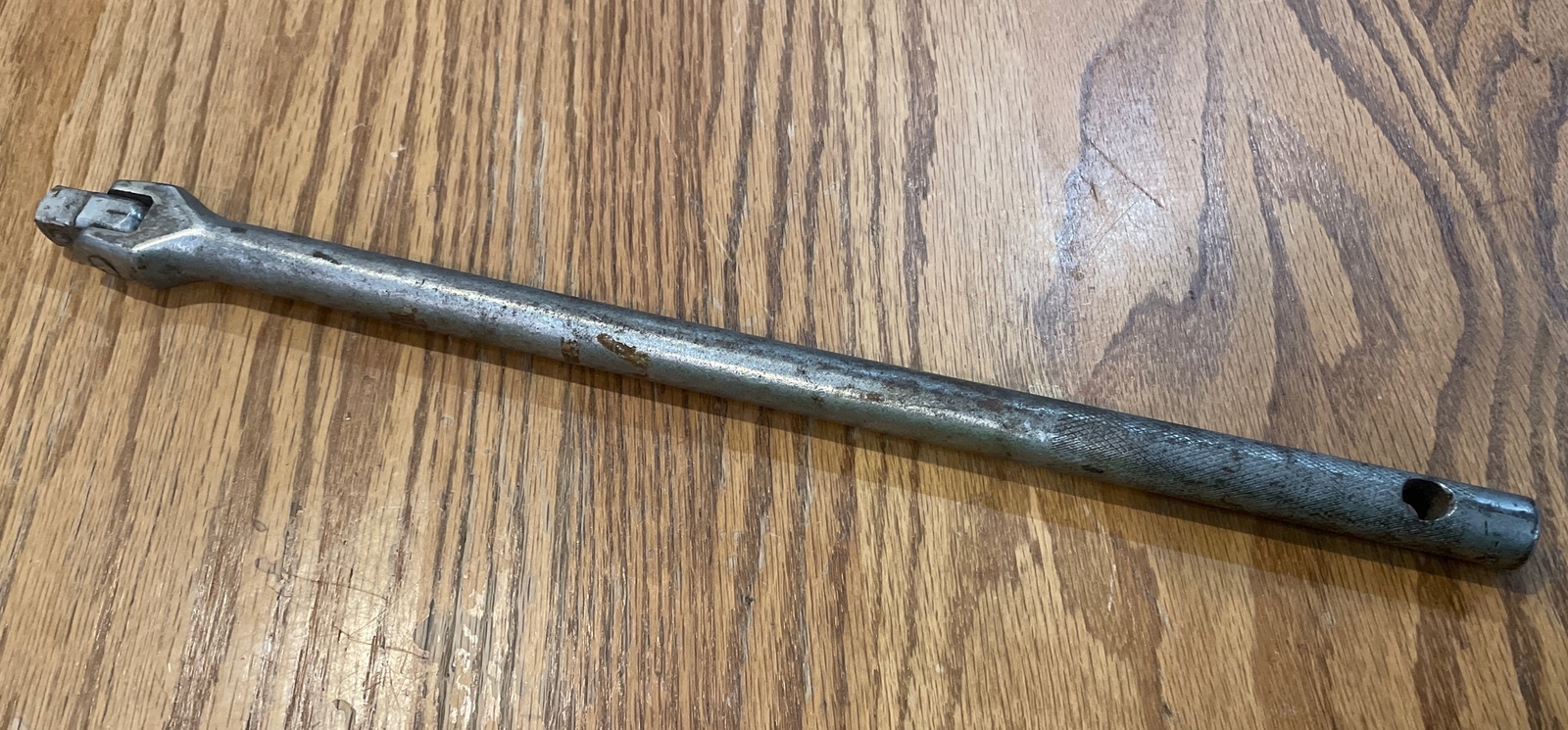 VTG -INDESTRO SUPER- 1/2" DRIVE 15”LONG FLEX HEAD BREAKER BAR No. 3222 ...