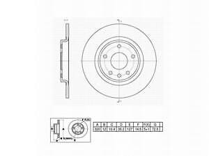 Disc Brake Rotor BPRO Auto 1BP00037AA New Mopar | eBay
