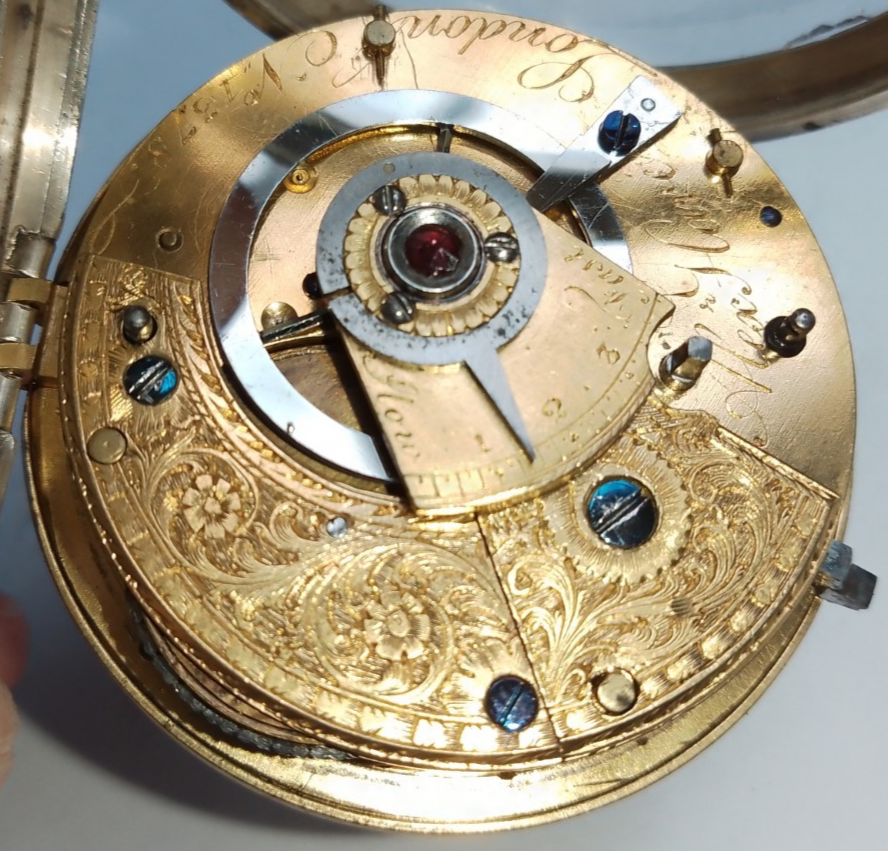 Alex HARE LONDON English Fusee CYLINDER Pocket Watch 1800 running well ...