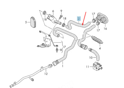 OEM AUDI A7 4G COOLANT PIPE HOSE 4G1819373AT LHD GENUINE 2015 | eBay