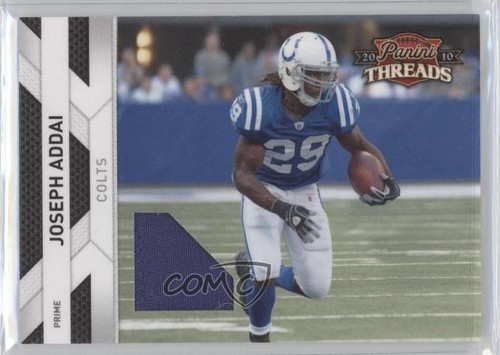 2010 Panini Threads Prime Jerseys /50 Joseph Addai #61 | eBay