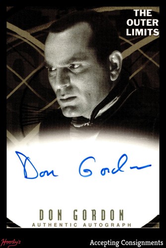 2002 Rittenhouse The Outer Limits Premiere Autographs #A10 Don Gordon ...