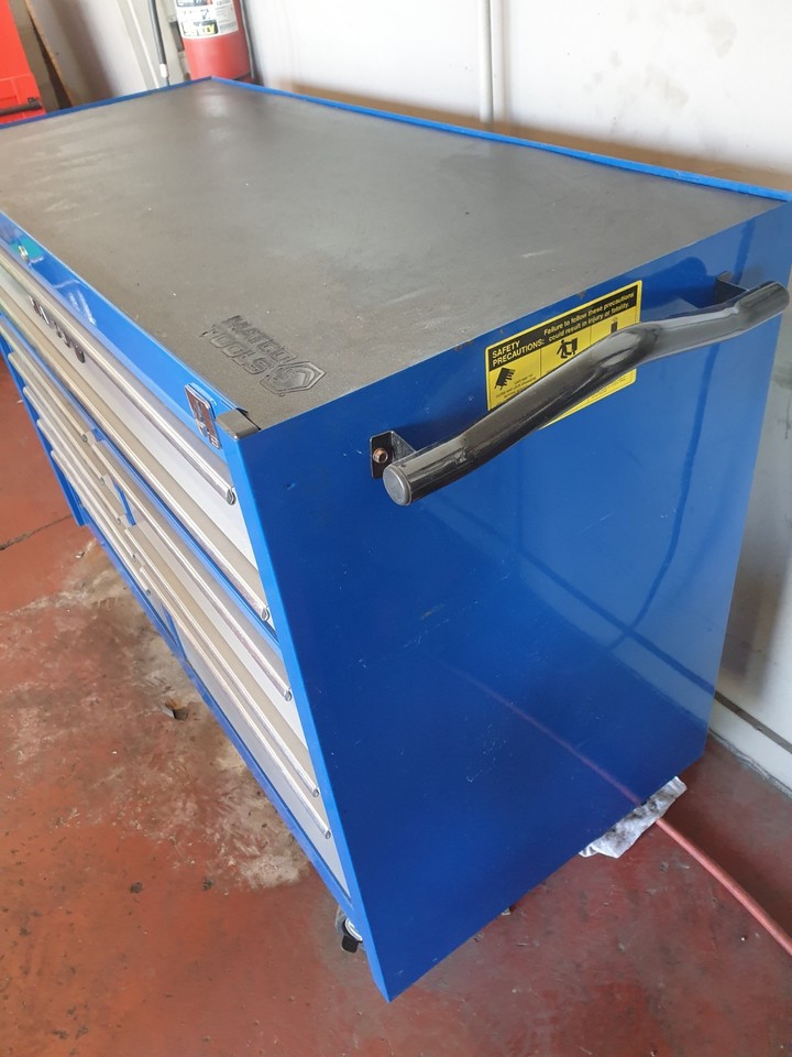 Matco 4s Toolbox Blue And Gray | eBay