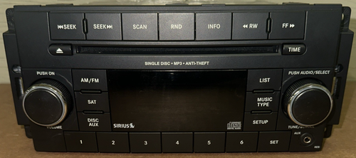 11 12 13 Dodge Durango Jeep Grand Cherokee RES Radio Sirius AUX CD ...