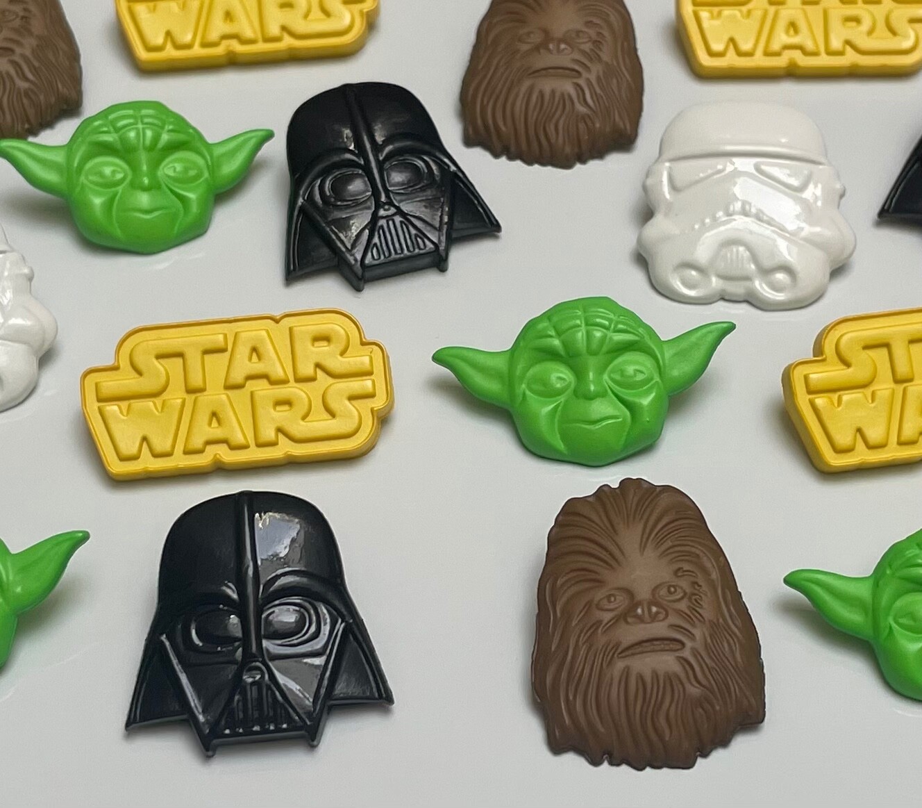 10 Star Wars Buttons Plastic Asst Colour Novelty A26-19 AUSSIE SELLER | eBay Australia