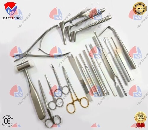 Nasal instruments set,Rhinoplasty set of 21 Pcs,Plastic surgery ...