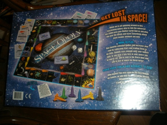 Space-opoly Monopoly Spaceopoly Game Late for The Sky for sale online ...
