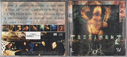 Testament Low CD 1994 Atlantic – 82645 2 Trash Metal 1st Edition First ...
