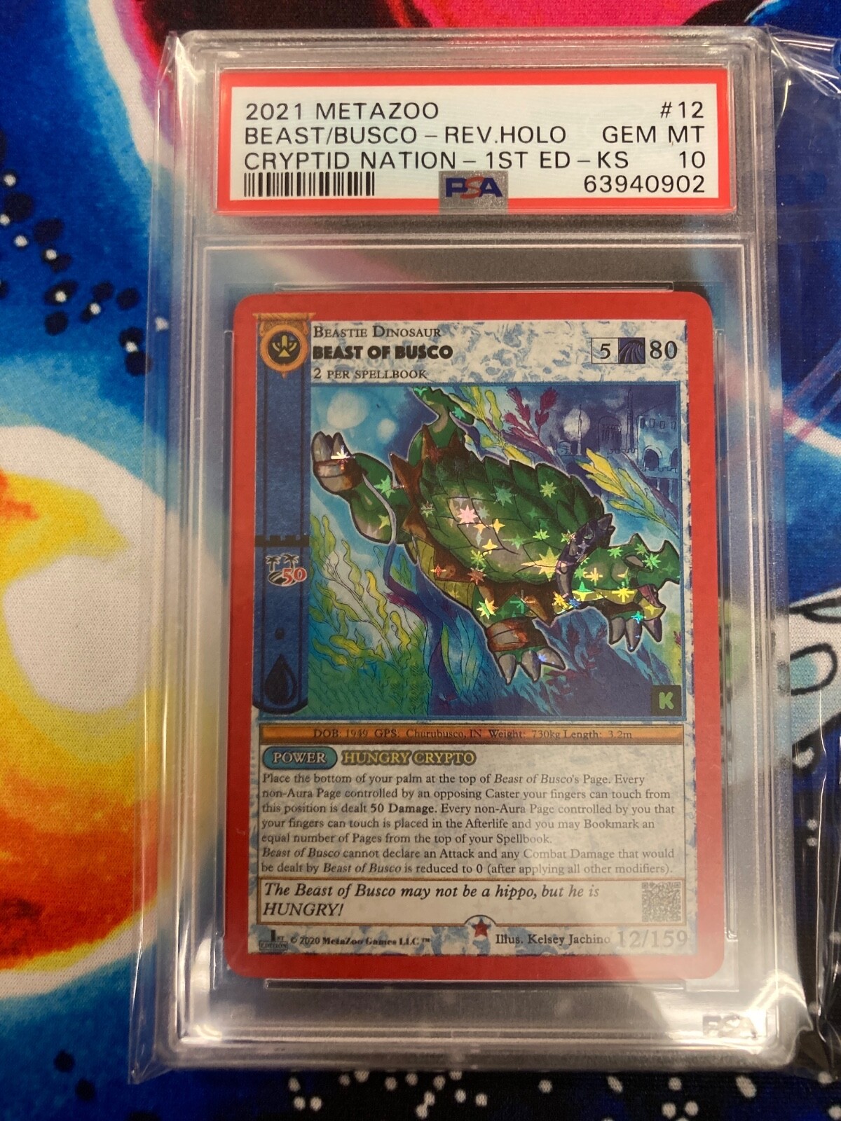 metazoo kickstarter beast of busco rev holo psa 10 | eBay