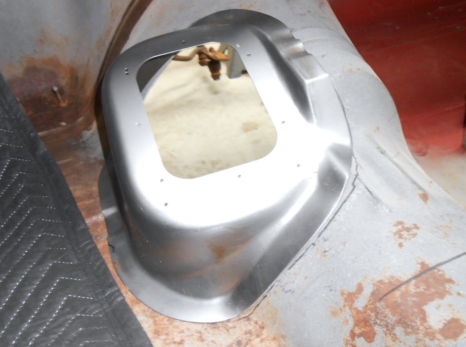 62 67 CHEVY II NOVA 4 Speed Manual Trans Floor Pan Steel Shifter Hump ...