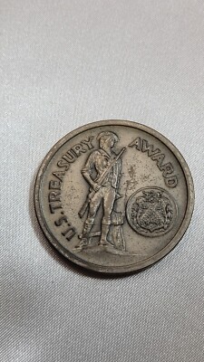 Vintage Sterling Silver 1955 US Treasury Award Medal | eBay