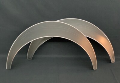 Universal Metal Fender Flares Style 1: 5" Wide, 2-piece set (hand-made ...