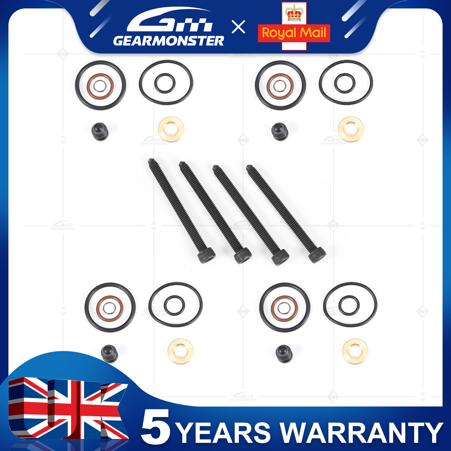 4x INJECTOR SEALS KIT & BOLTS FIT PD INJECTOR For Audi VW 1.4 1.9 2.0 ...