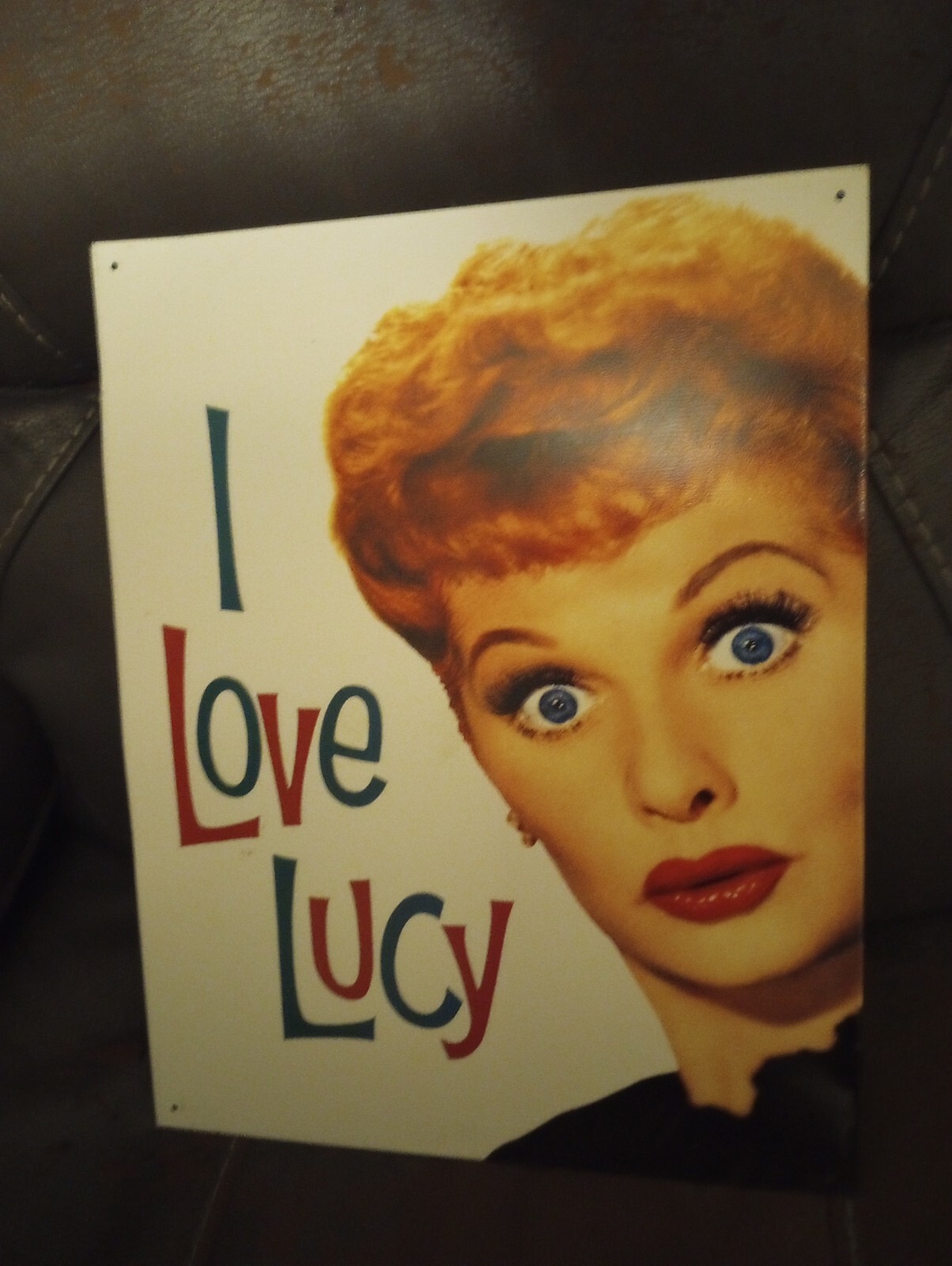 I LOVE LUCY METAL TIN SIGN | eBay
