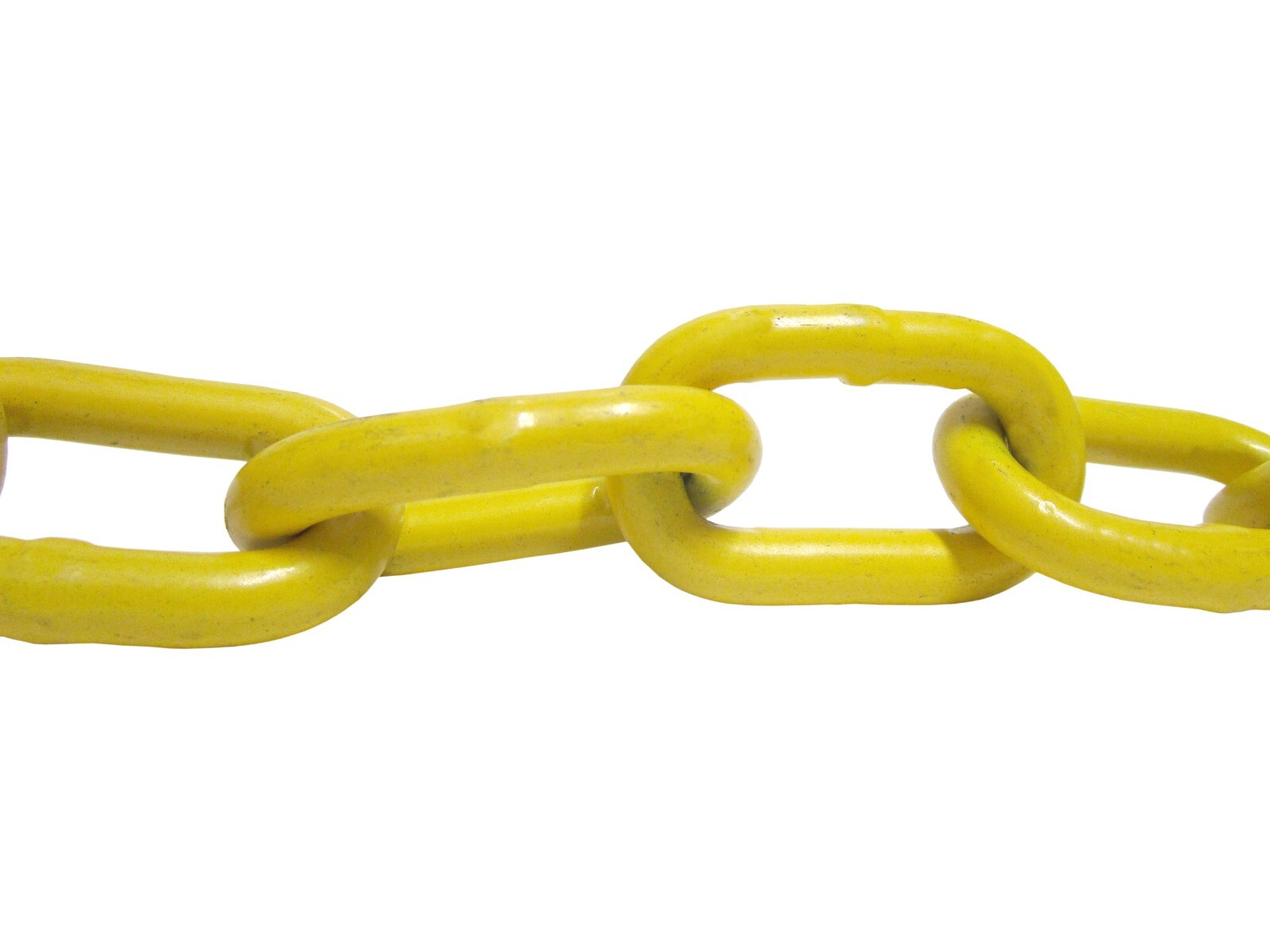 5/16" Yellow Powder Coated Chain 20 FT Safety Barrier Fence Gate Swing ...