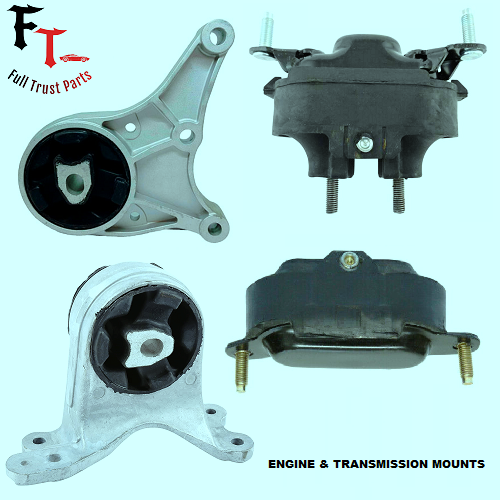 SET OF 4 ENGINE & TRANSMISSION MOUNTS FOR 2007-2009 PONTIAC G6 (3.6L ...