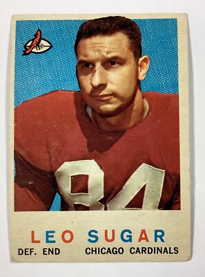 1959 Topps Football #154 Leo Sugar | eBay