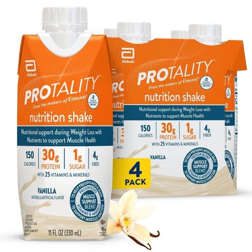 PROTALITY Nutritional Protein Shake - Vanilla - 4 count 11 fl oz Each ...