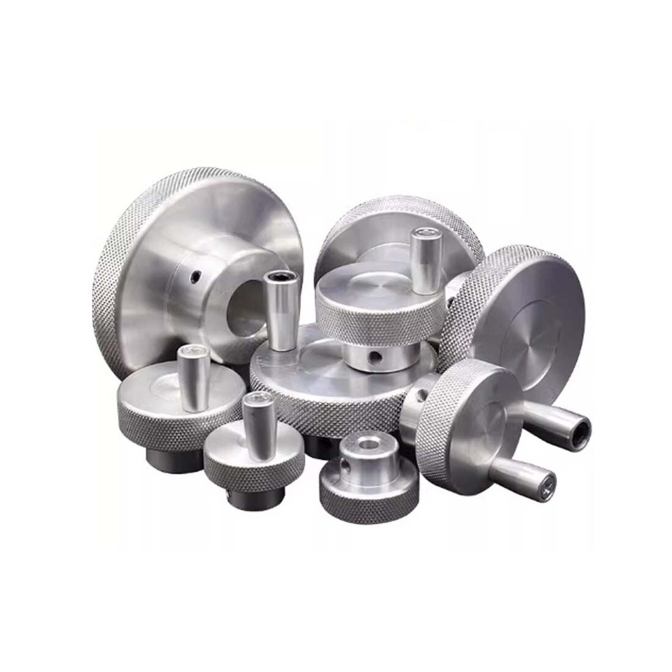 Mini Lathe Handwheel 20/30/40/50/60/80mm Aluminum Hand Wheel With Crank ...