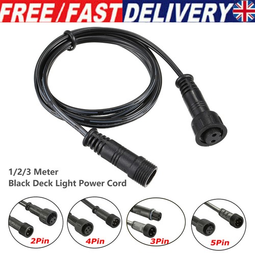 IP67 Extension Cable For Outdoor LED Deck Light Power Cord Waterproof ...