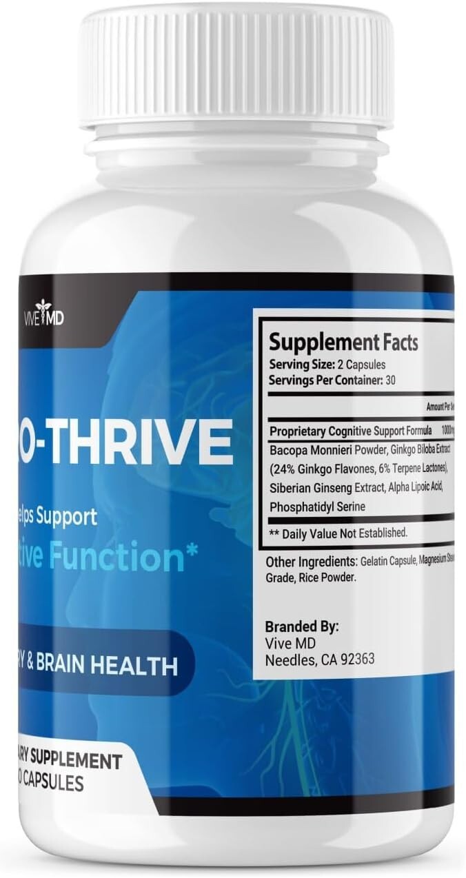 (3 Pack) Neuro Thrive Brain Supplement, Neuro Thrive for Memory Formula, Neuro-T | eBay