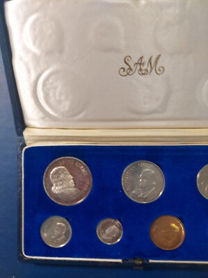South Africa 1968 7 Coin Proof Set with all coins and Original box | eBay