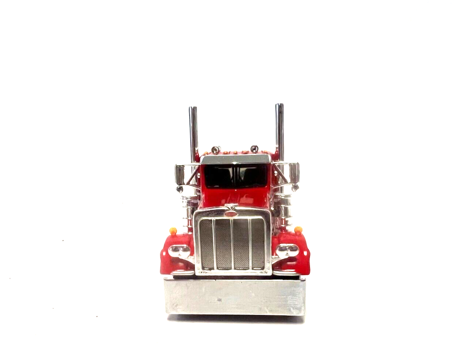 DCP / FIRST GEAR 1/64 SCALE 359 PETERBILT DAY CAB, SINGLE AXLE, RED ...
