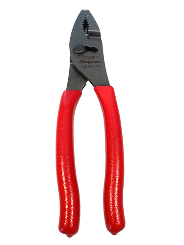 Snap on Tools 47ACF RED Soft Grip Combination Slip Joint Pliers With ...