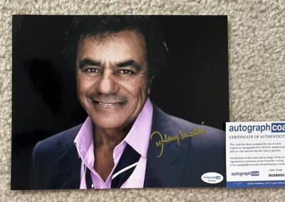 Johnny Mathis Vintage Music Star Signed Autographed 8x10 Photo ACOA | eBay