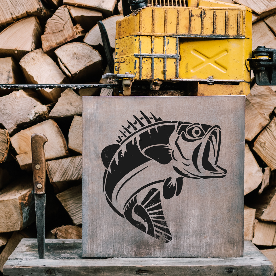 Bass Fish Stencil - Durable & Reusable Mylar Stencils | eBay