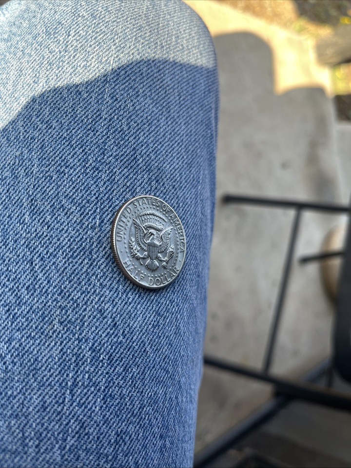 1978 JFK Half Dollar Strike Thru Grease Error Coin Minted In Denver | eBay