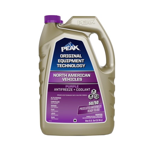 PEAK OET Extended Life Purple 50/50 Prediluted Antifreeze and Coolant ...