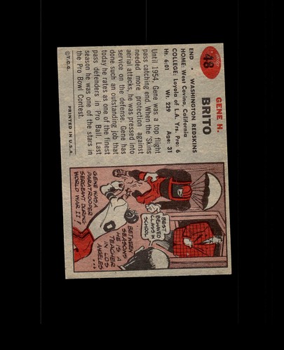 1957 Topps 48 Gene Brito EX #D1,439991 | eBay