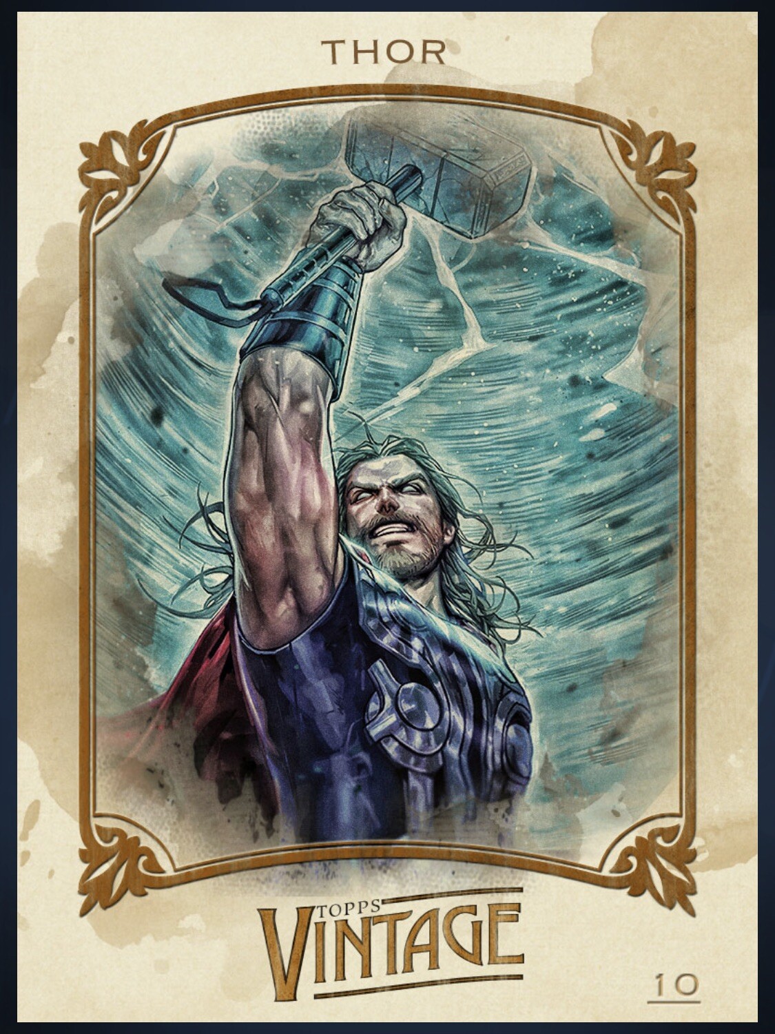 Topps Marvel Collect Digital Vintage - Thor Award Super Rare 268CC | eBay