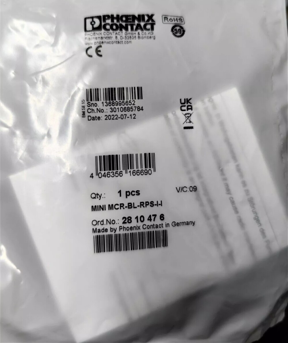 Phoenix Contact MINI MCR-BL-RPS-I-I 2810476 relay | eBay