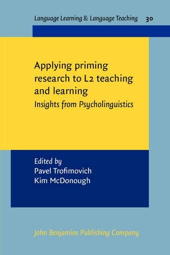 APPLYING PRIMING METHODS TO L2 LEARNING, TEACHING AND By Pavel ...