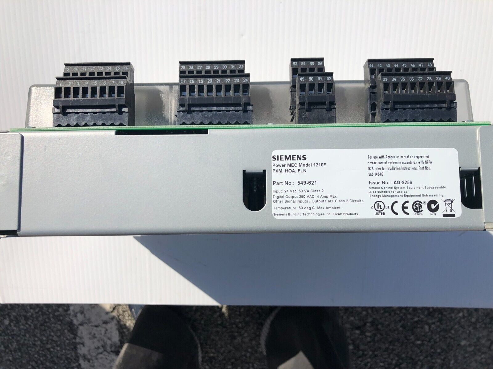 Used Siemens 549-621 Power Mec Module 250vac 4a No Battery | eBay