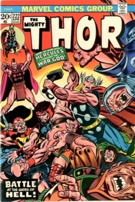 Thor # 222 VERY FINE NEAR MINT April 1974 Thor vs Pluto Last 20 cent | eBay