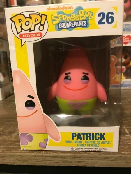 Spongebob Squarepants Patrick Pop Vinyl Figure Funko #26 for sale ...