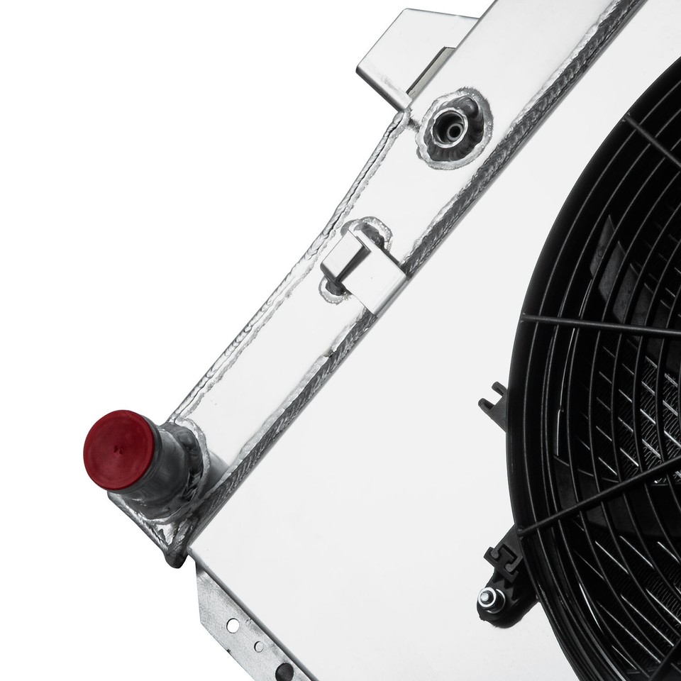 3-Core Radiator Shroud Fan Fit 98-11 Ford Explorer Ranger / Mazda B3000 ...