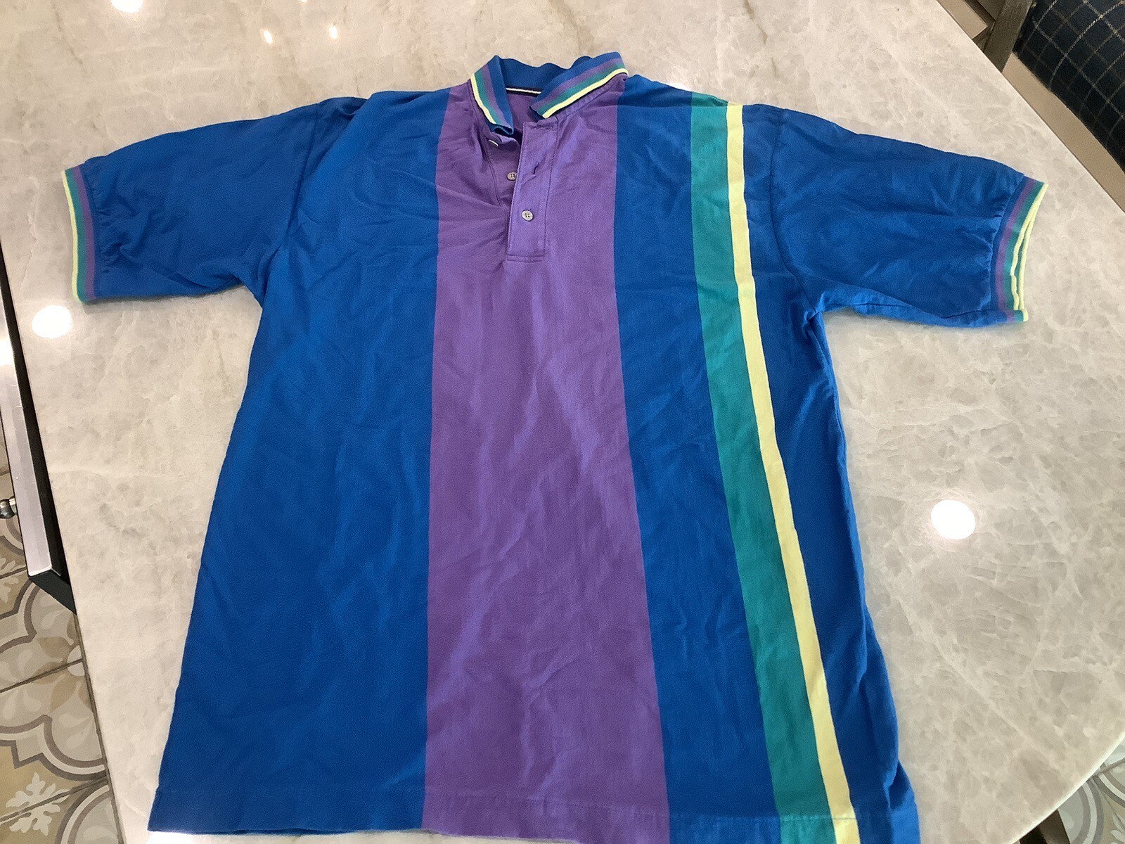 Vintage Jantzen Sport Polo Shirt 1980’s Retro Colorbl… - Gem