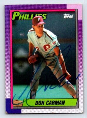 1990 Topps Don Carman #731 Auto Signed Autograph Phillies | eBay