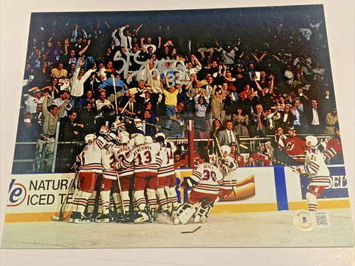 Stephane Matteau New York Rangers Signed Autographed 8x10 Photo Beckett ...